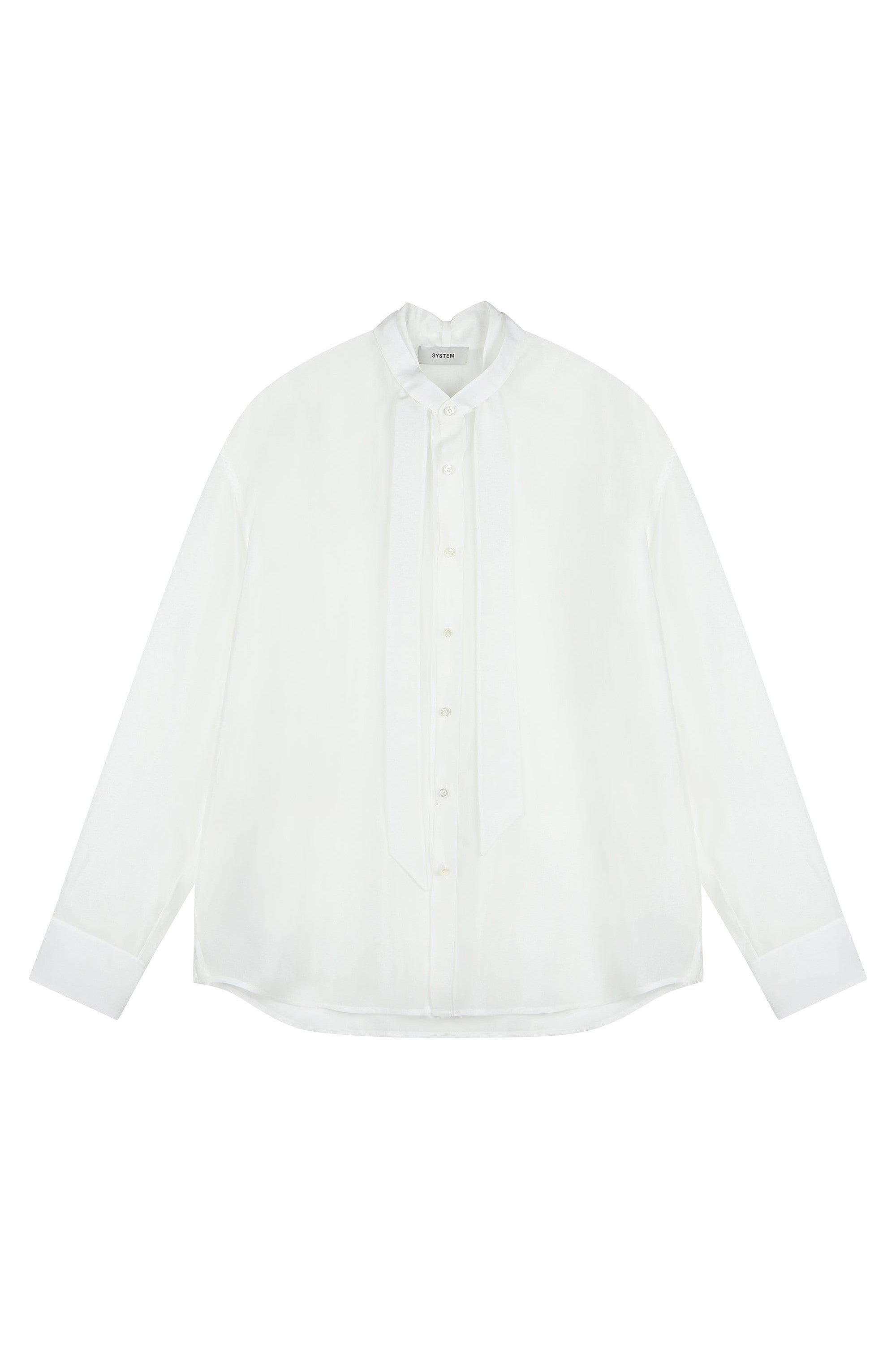 Tie Detailed Shirt Blouse – System