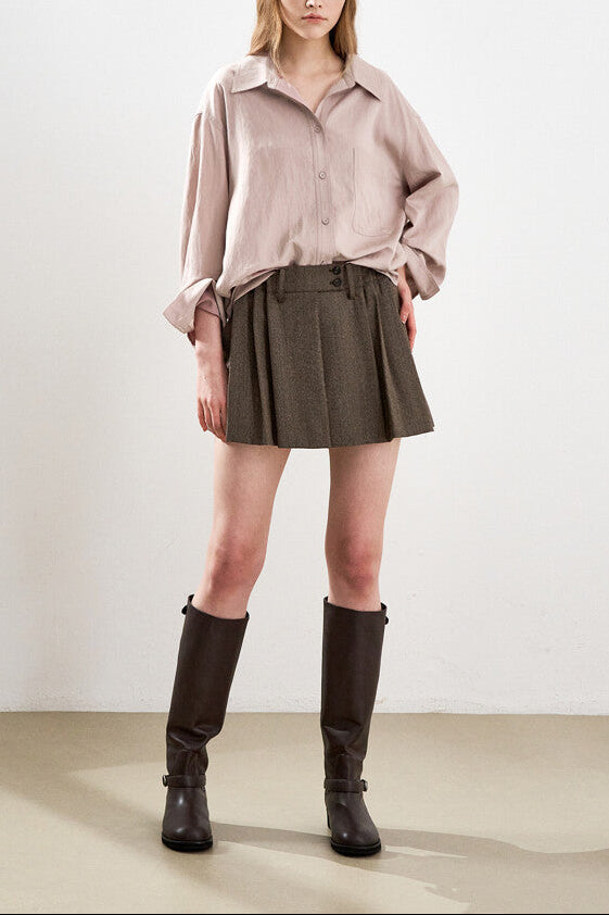 Crinkled Multiway Shirt – System
